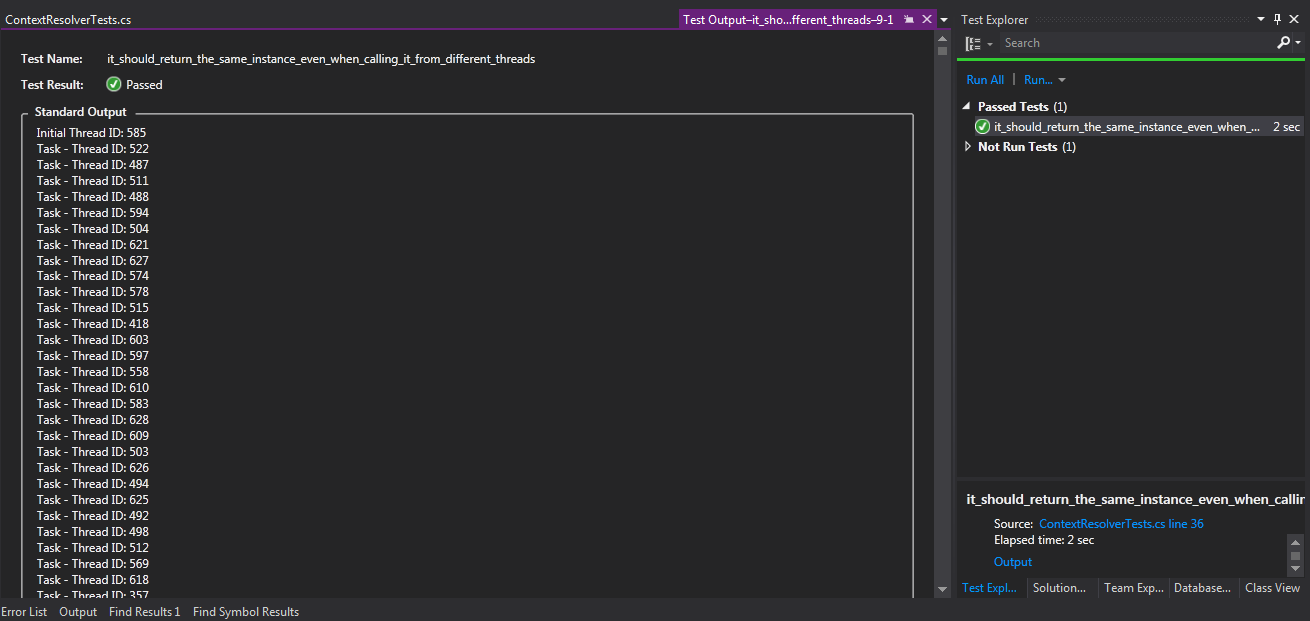 Jupaols Coding Adventures Entityframework Context Per Request Lifetime Thread Safe With Unit Tests