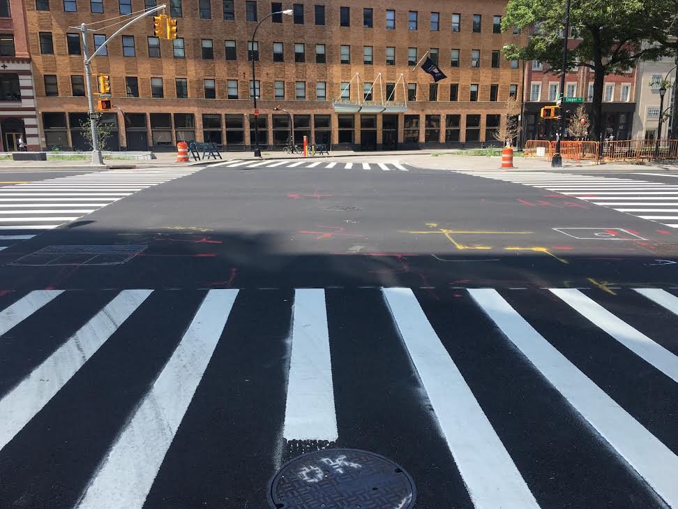 EV Grieve: Cooper Square now with new crosswalks