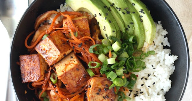 Korean Tofu & Shiitake Mushroom Rice Bowl | Season with Spice