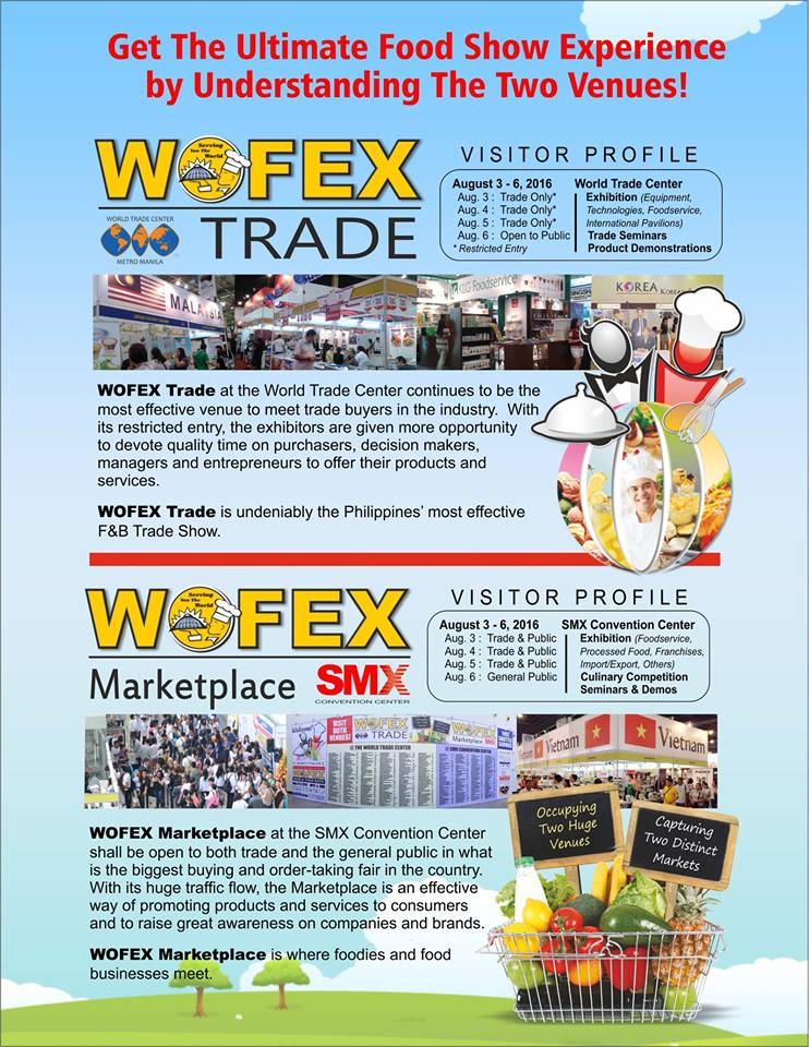 Manila Shopper: World Food Expo (WOFEX): August 2016