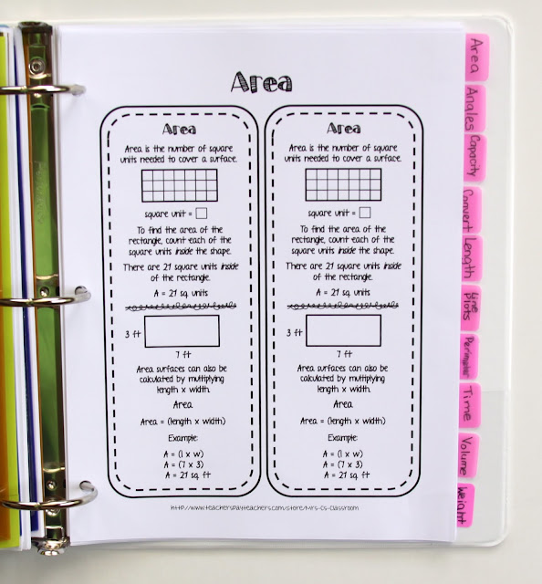 Mrs. C's Classroom: Math Resource Bundle (Common Core) How to Organize