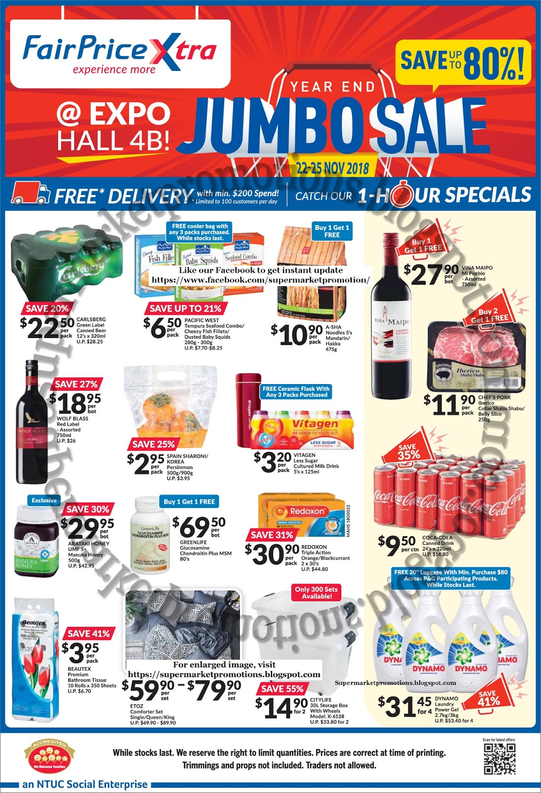 NTUC FairPrice Xtra Expo Sale 22 - 25 November 2018 ~ Supermarket ...