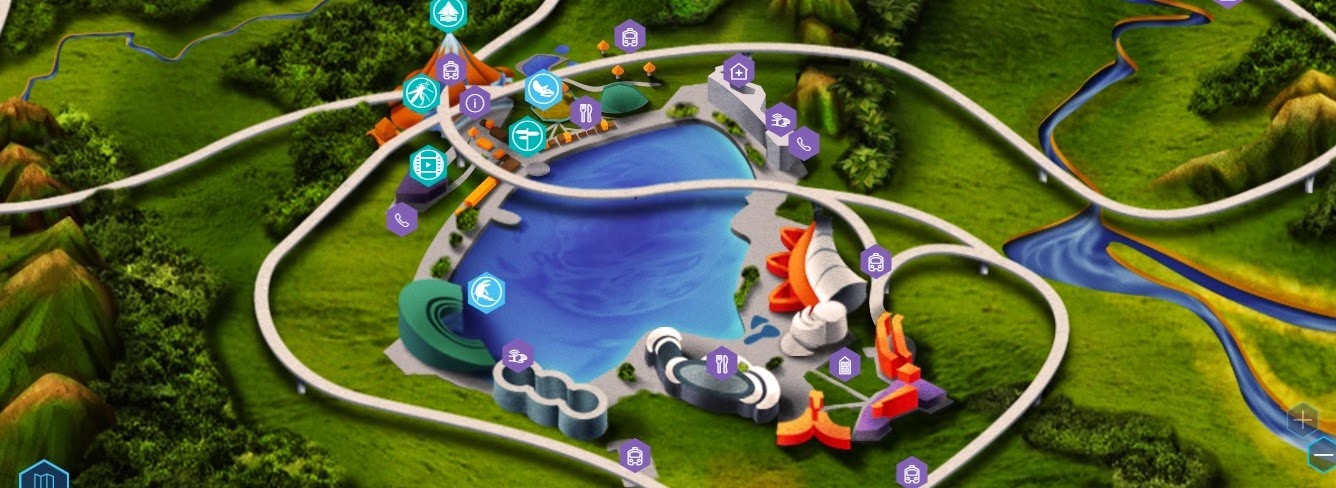 MUNDO JURÁSICO (JURASSIC WORLD): ESTE ES EL MAPA DEL PARQUE