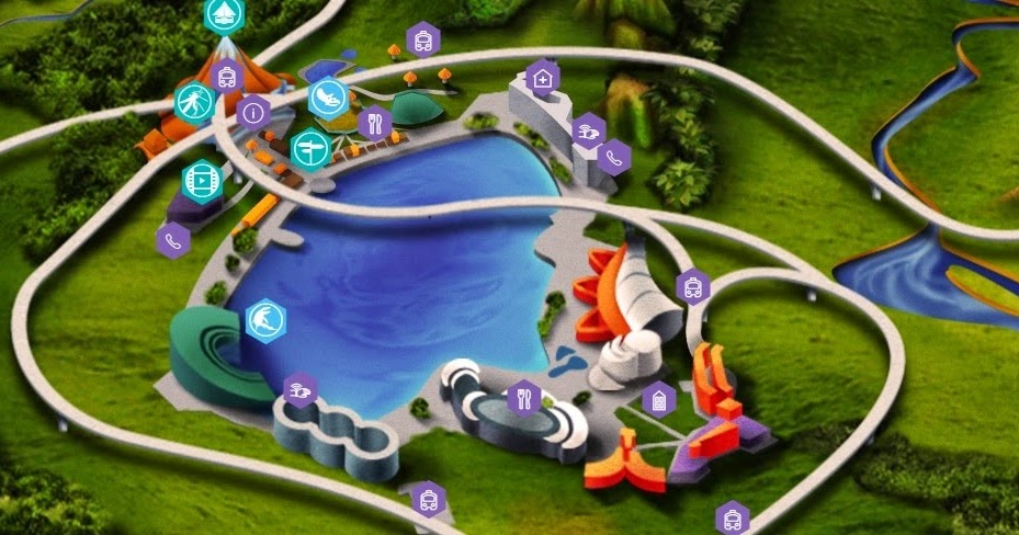 MUNDO JURÁSICO (JURASSIC WORLD): ESTE ES EL MAPA DEL PARQUE