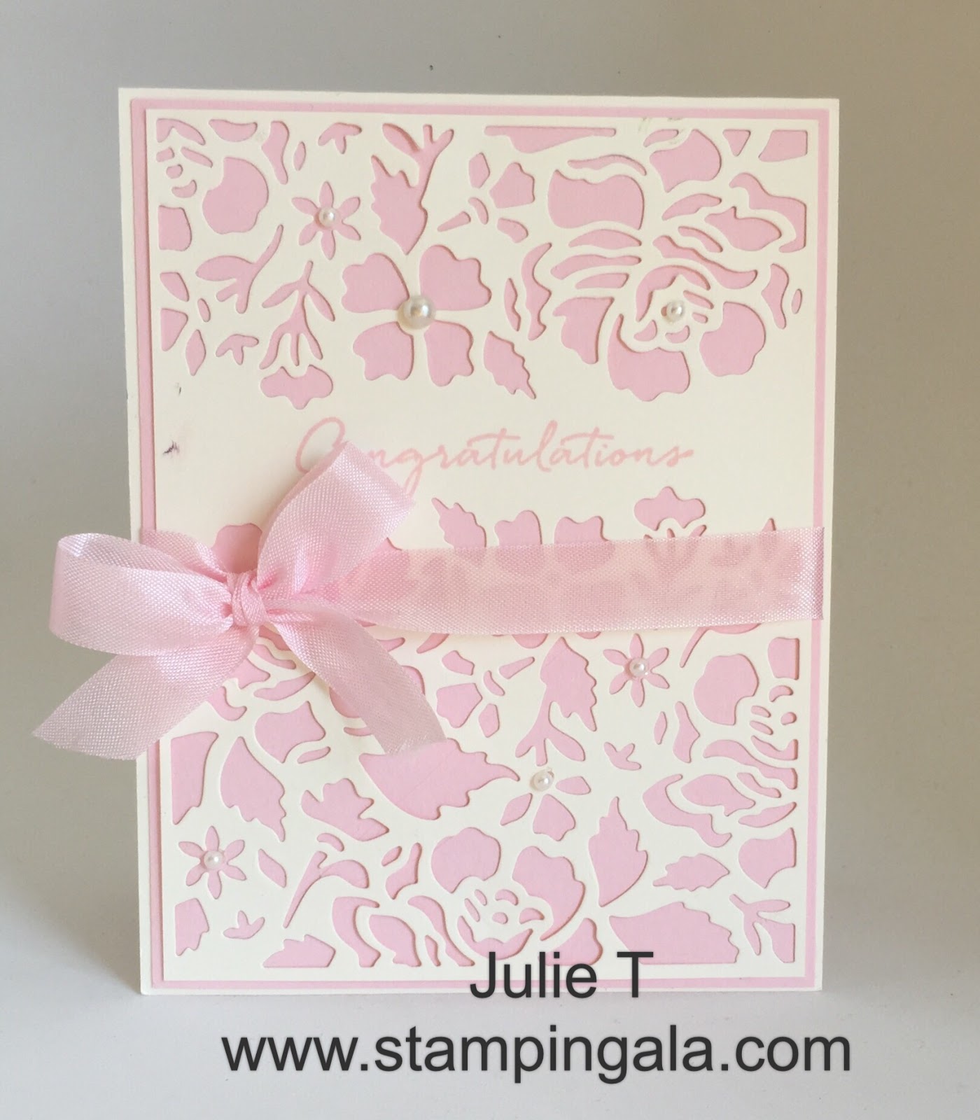 Stampin Gala: FLORAL PHRASES AND DETAILED FLORAL THINLITS DIES