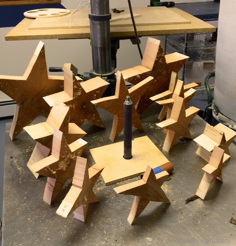 Ashbee Design: Handcrafted Stars from a Cherry Tree