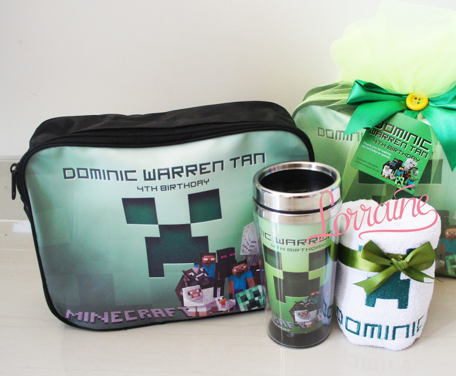Lorraine Souvenir and Hamper: Dominic's Birthday - Minecraft