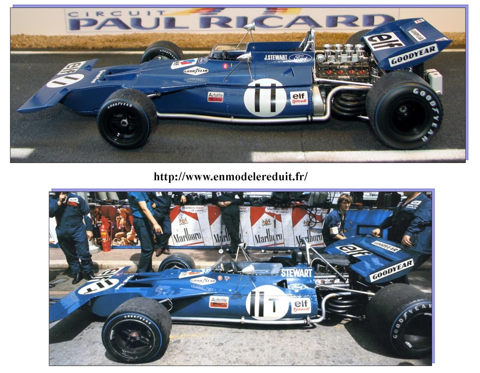 En Modèle Réduit: Tyrrell 003 1971 Version GP de MONACO