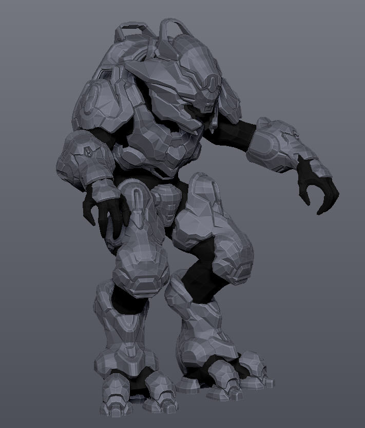 The Art of David Salaiz: H2A Elite armor version 2