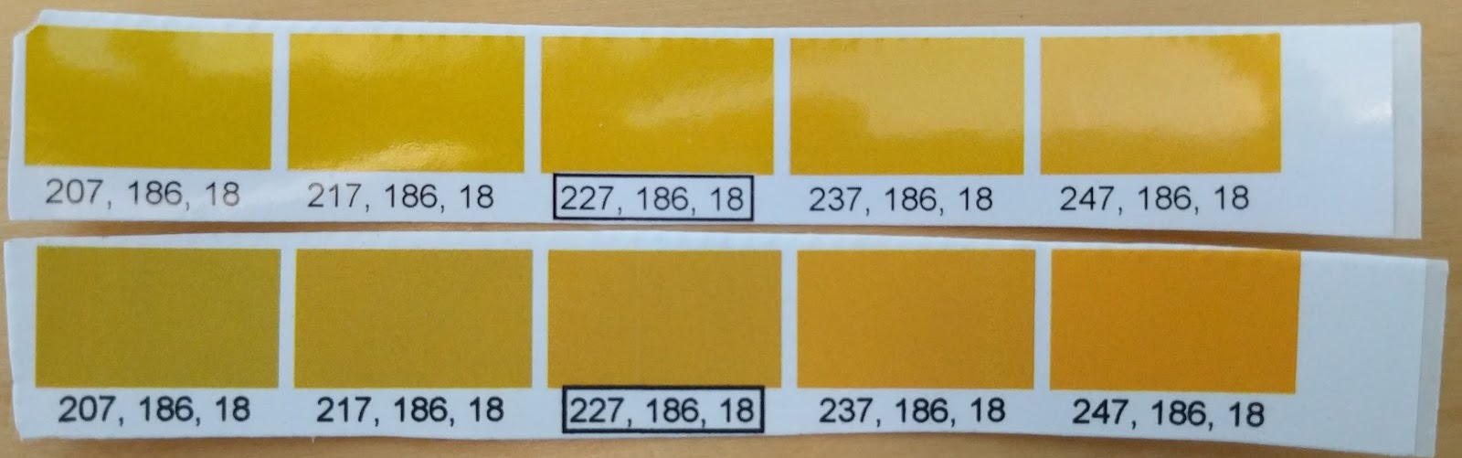 Color Labels On Demand: Color Tone Matching