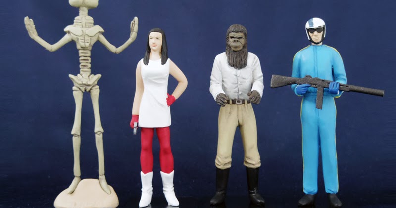 怪人工房 -Phantom workshop-: ガシャポンサイズ ウルトラセブン星人セット3