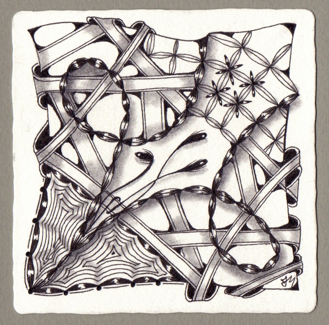 Tickled To Tangle: March 2018