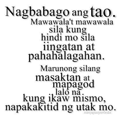 Pinoy Pickup Lines | Banat Lines Cheesy Lines: Nagbabago ang TAO