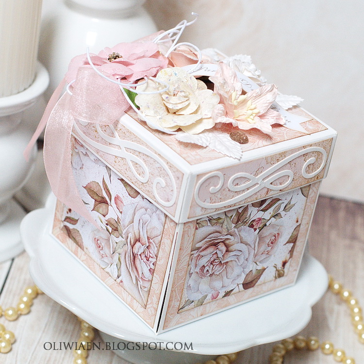 CraftHobby Oliwiaen: Ślubny exploding box / Wedding Exploding Box