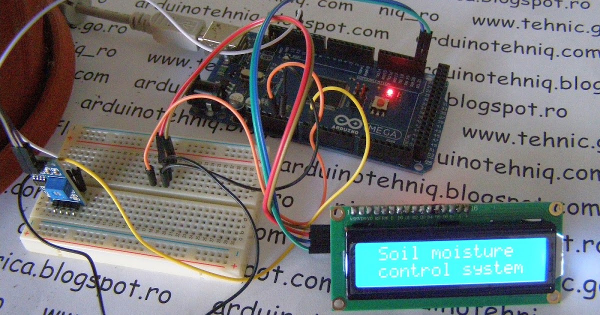 Arduino tehNiq: Soil moisture (humidity) control system