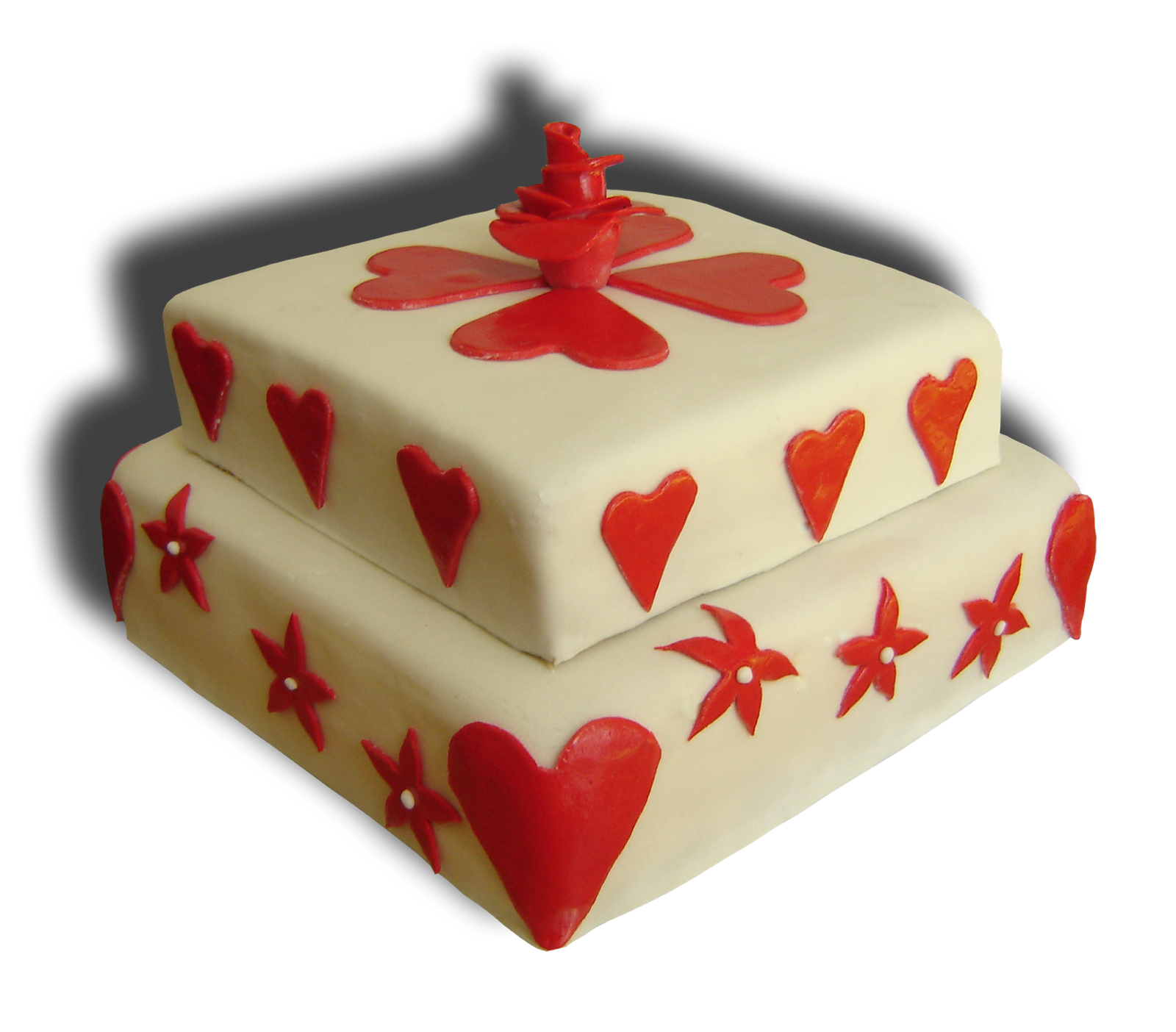 Un tort pentru fiecare: Tort cu inimioare rosii