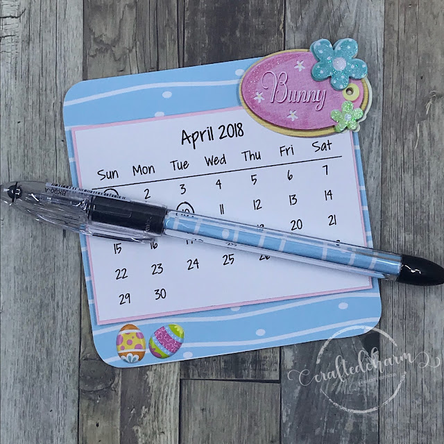 Crafted Charm Designs: April Calendar with Free Printable + Spring ...