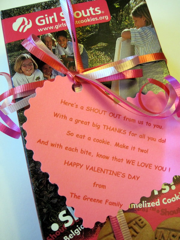 Greene Acres Hobby Farm: Girl Scout Cookie Valentine