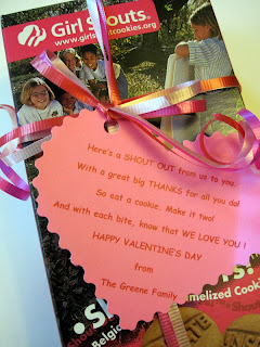 Greene Acres Hobby Farm: Girl Scout Cookie Valentine