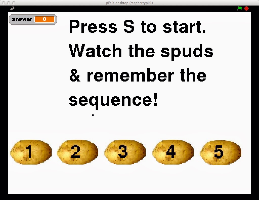 Easily Distracted: Spud Game