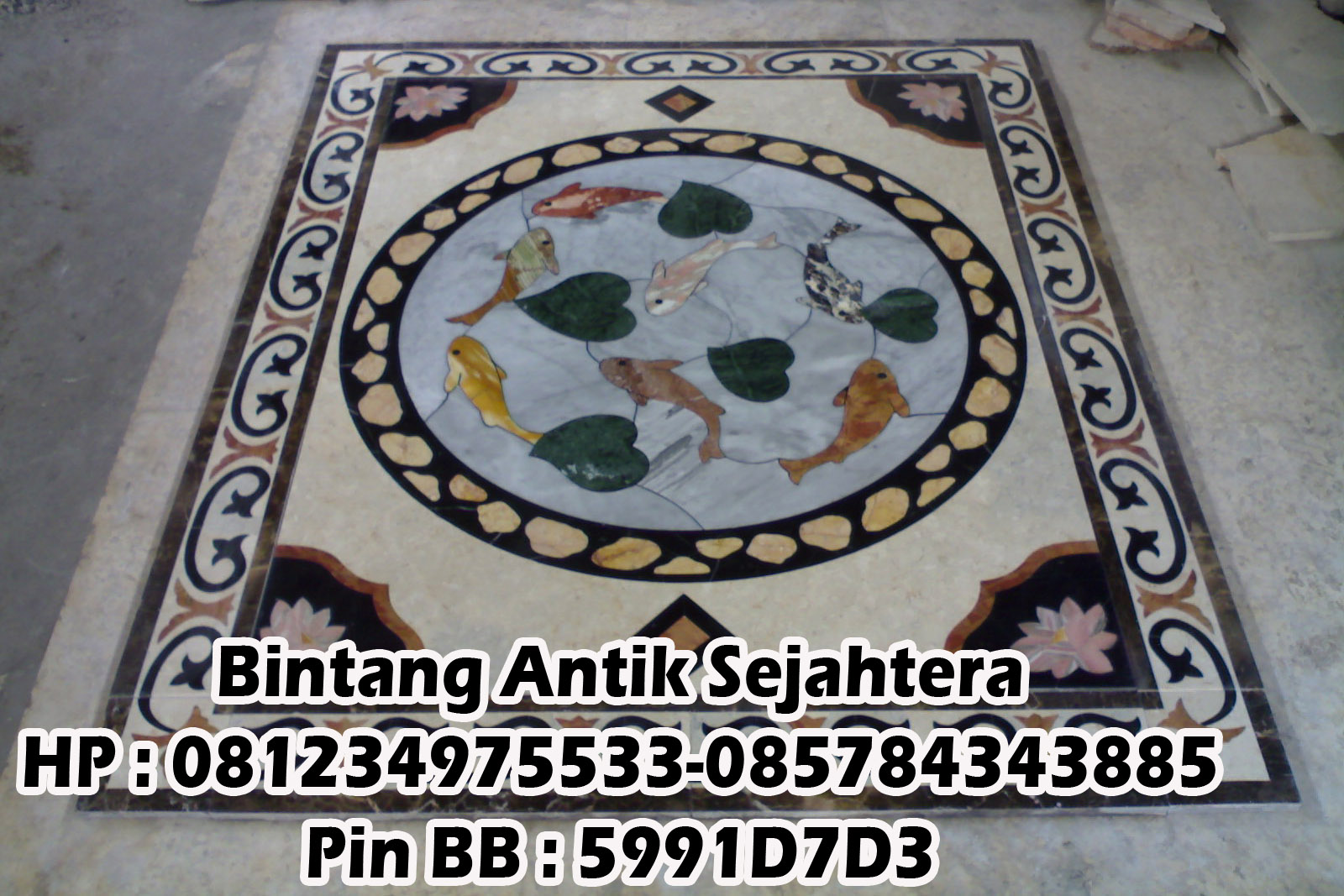 Motif Lantai Marmer | Motif marmer Border Inlay | Boder Inlay Marmer ...