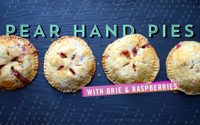 Pixel Whisk: Pear, Brie & Raspberry Hand Pies