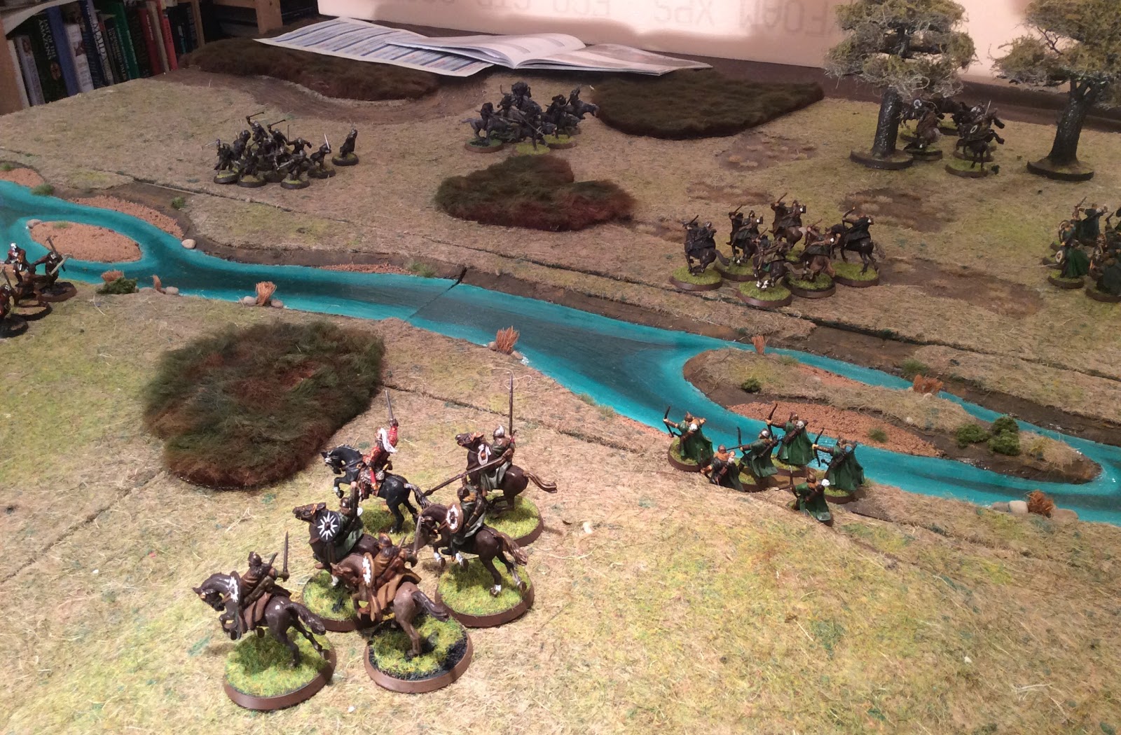 wargamesinthedungeon: Lunchtime skirmish : LOTR Lion Rampant