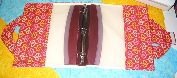 Eclectically Delicious: Homemade Trapper Keeper / Notebook Tote thingy