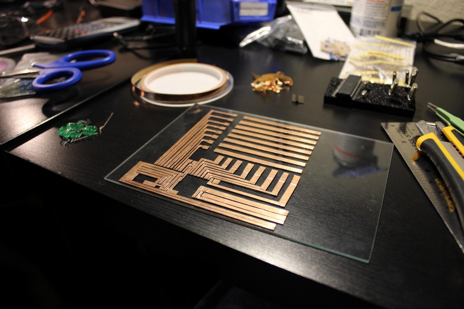 The Resistor Network: Creating a Glass Circuit Board