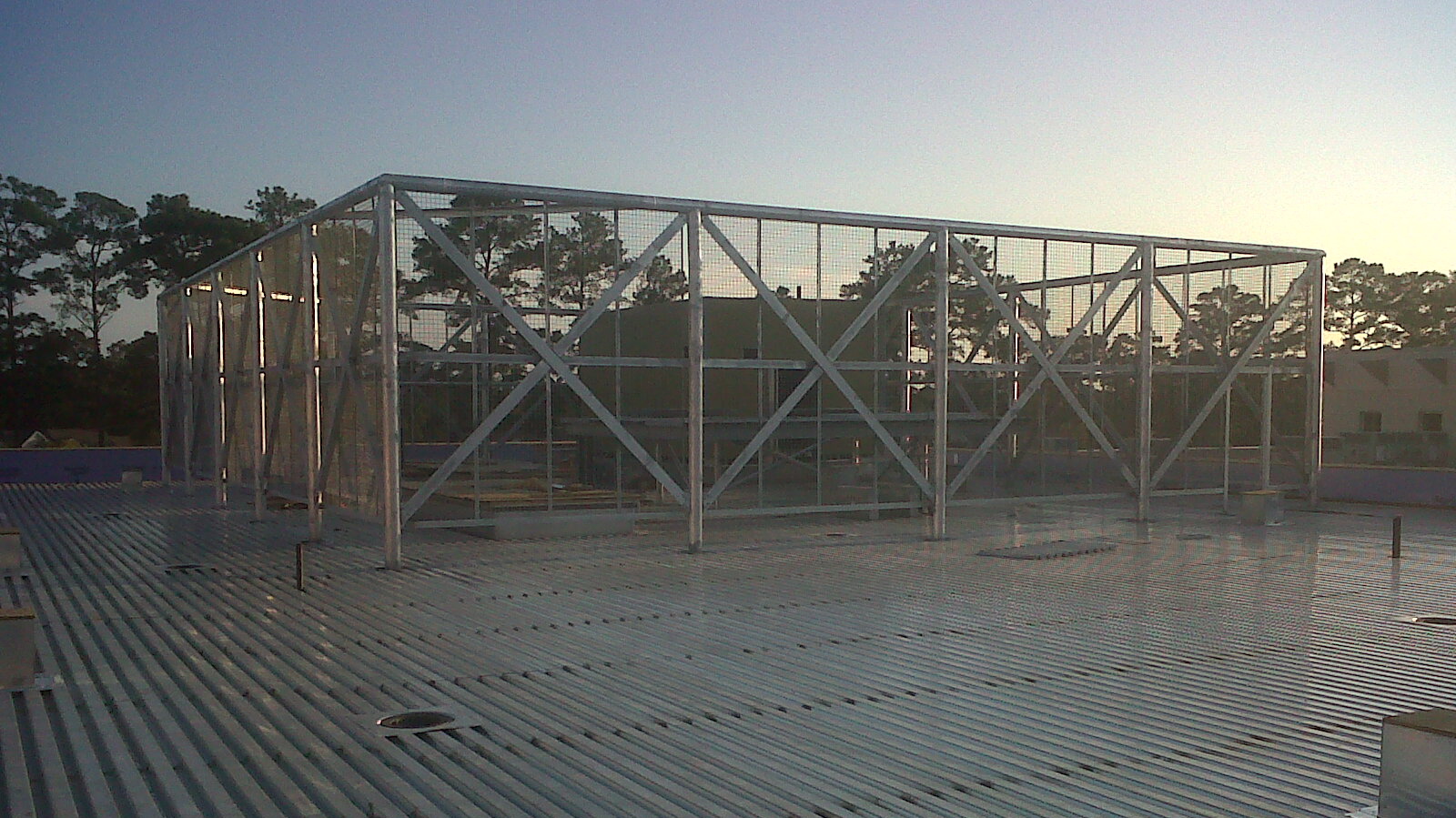 SGA Speir Building Addition: Details - Mechanical Garden Screening