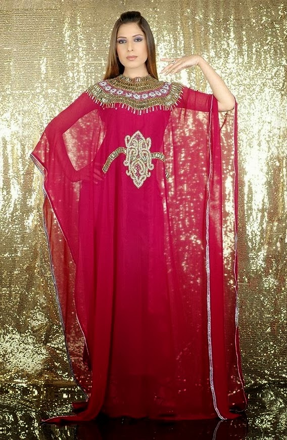 Talabiya & Kaftans Designs 2014 | Fancy Embroidered Talabiya & Kaftans ...