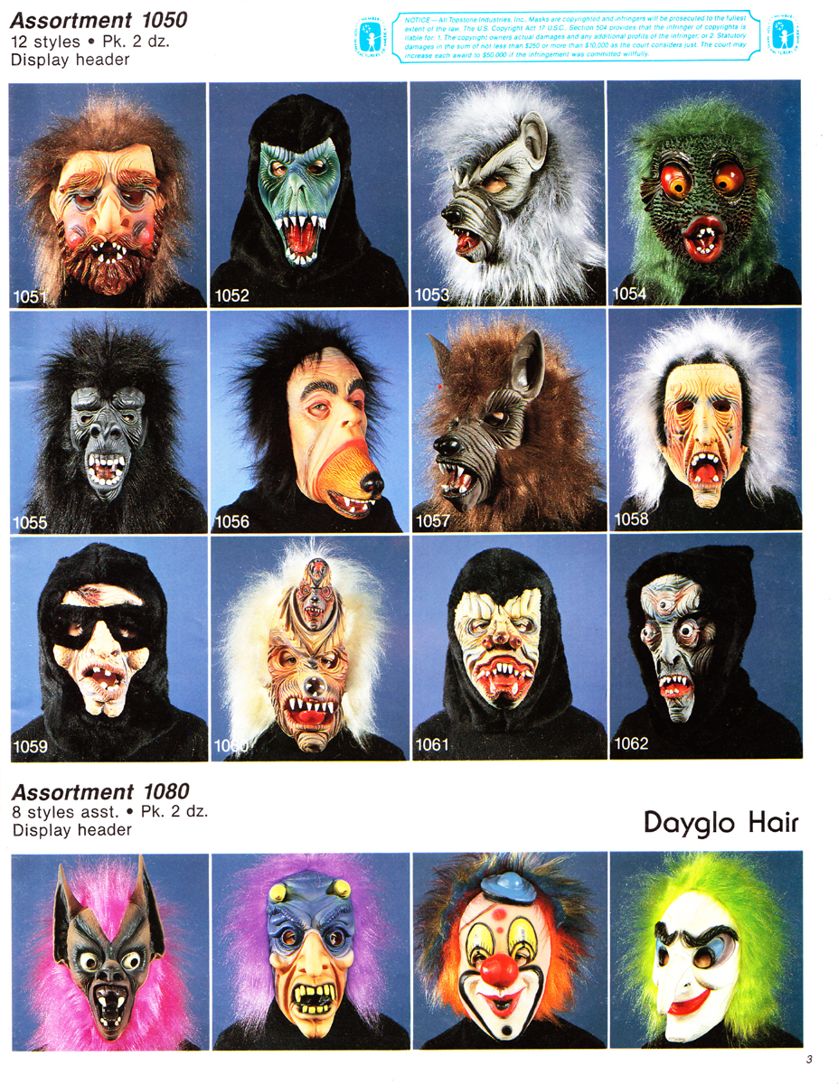 1989 Topstone Catalog | Blood Curdling Blog of Monster Masks