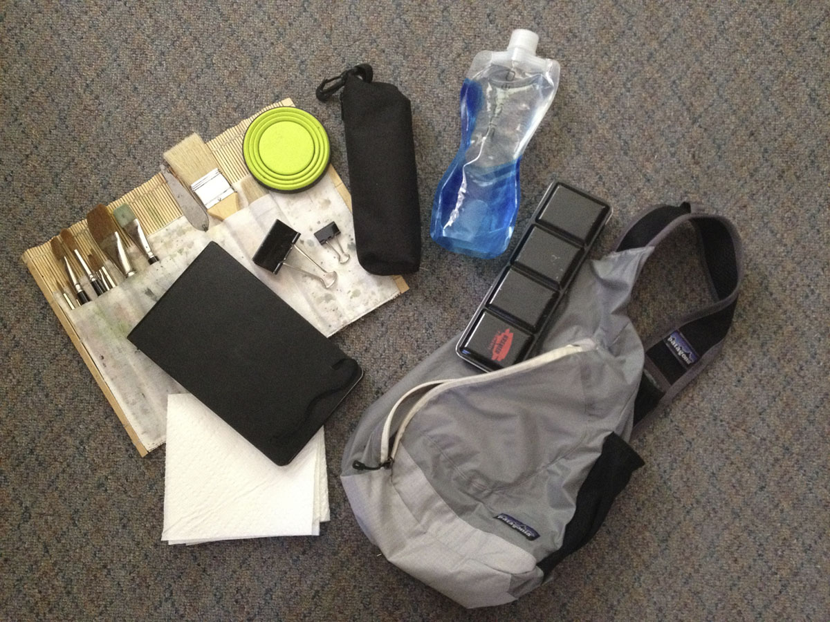 Blog of the Back Run: Watercolor Sketch Kit