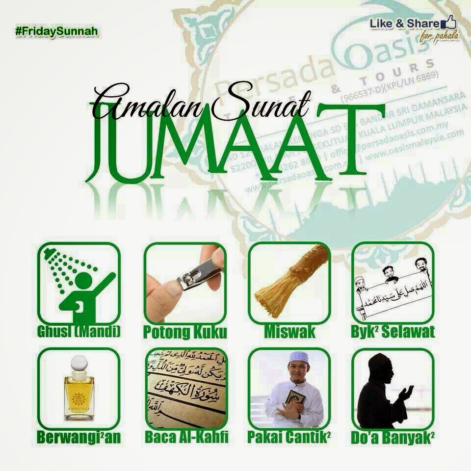 Blog Lea Azleeya: Amalan Sunat, Keutamaan Dan Keistimewaan Hari Jumaat