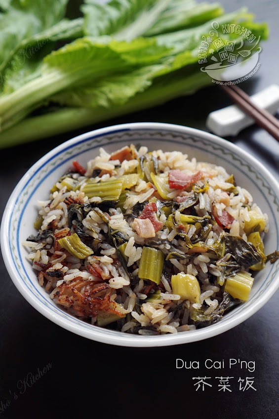 A taste of memories -- Echo's Kitchen: Mustard Green Rice/Dua Cai Peng ...