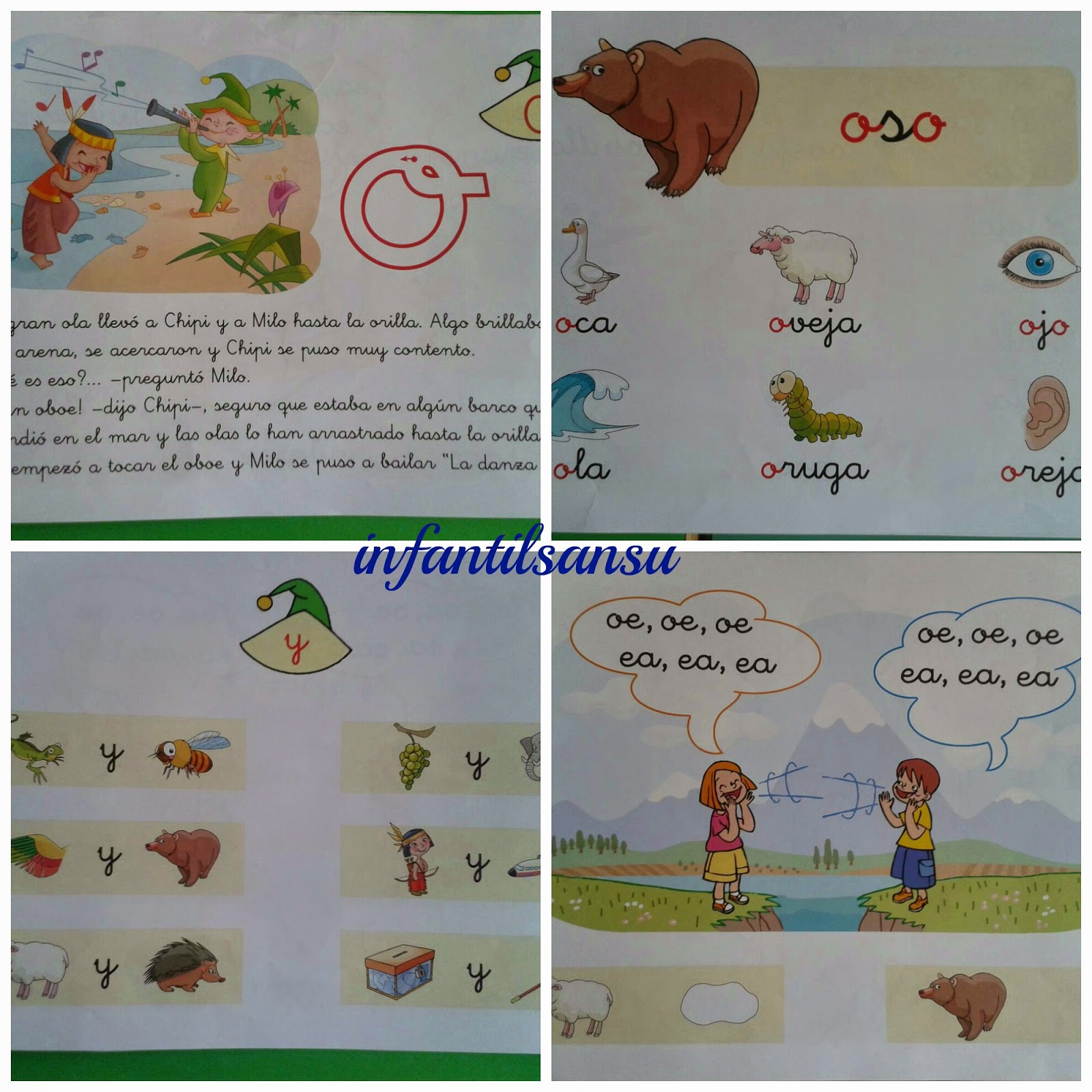 Infantilsansu: La "o" de oso.