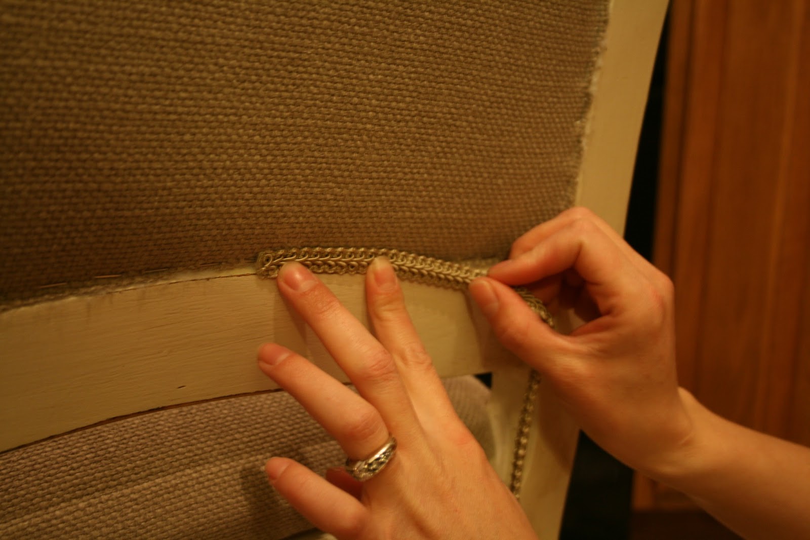 How to Upholster a Caned Back Chair: Tutorial | Pneumatic Addict