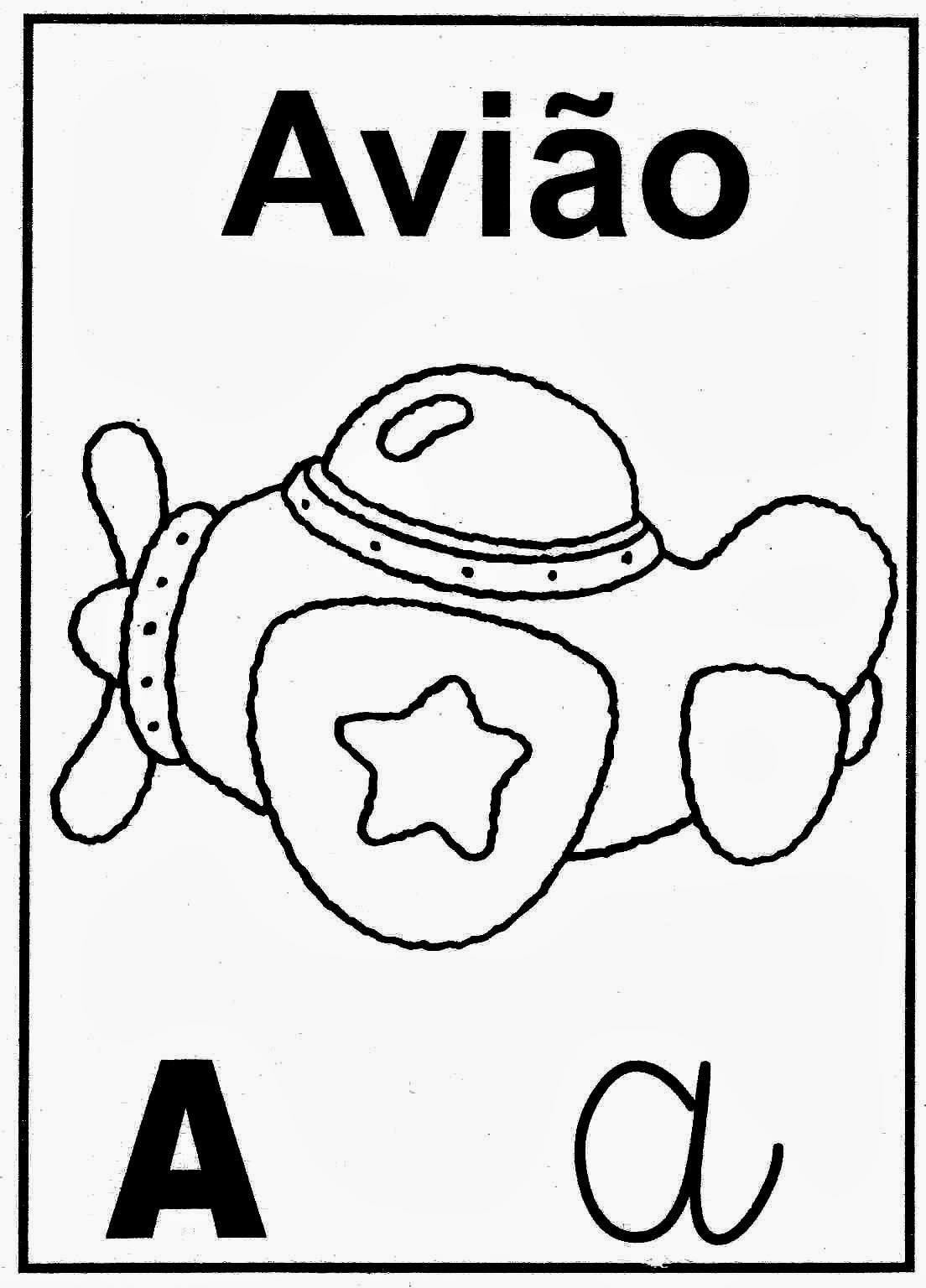 A Arte de Educar: Alfabetos Para Imprimir e Colorir