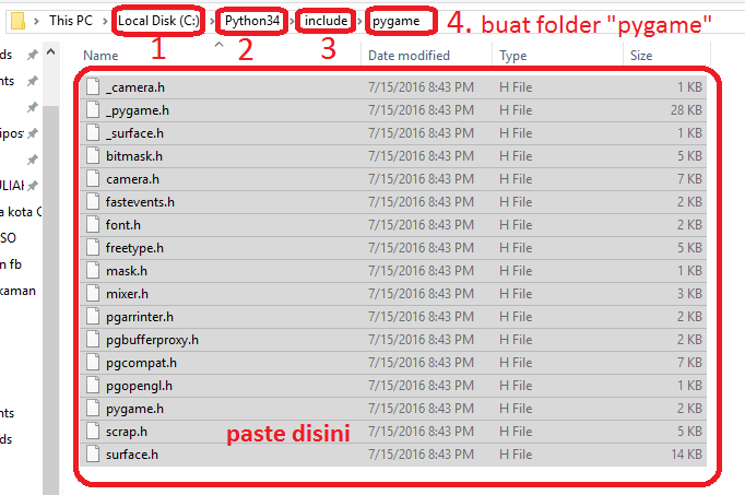 Cara install pygame di python 3 dan 2 ~ Belajar Python