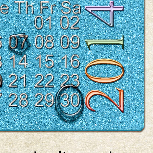 Digital Ink: Calendars & Date Markers