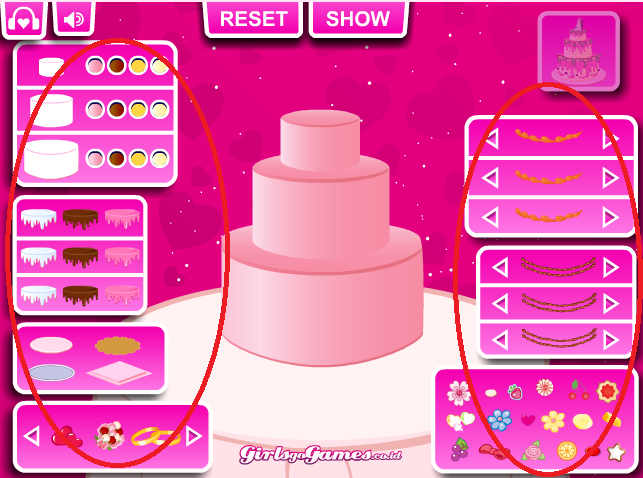 Games Memasak: Permainan menghias kue pernikahan