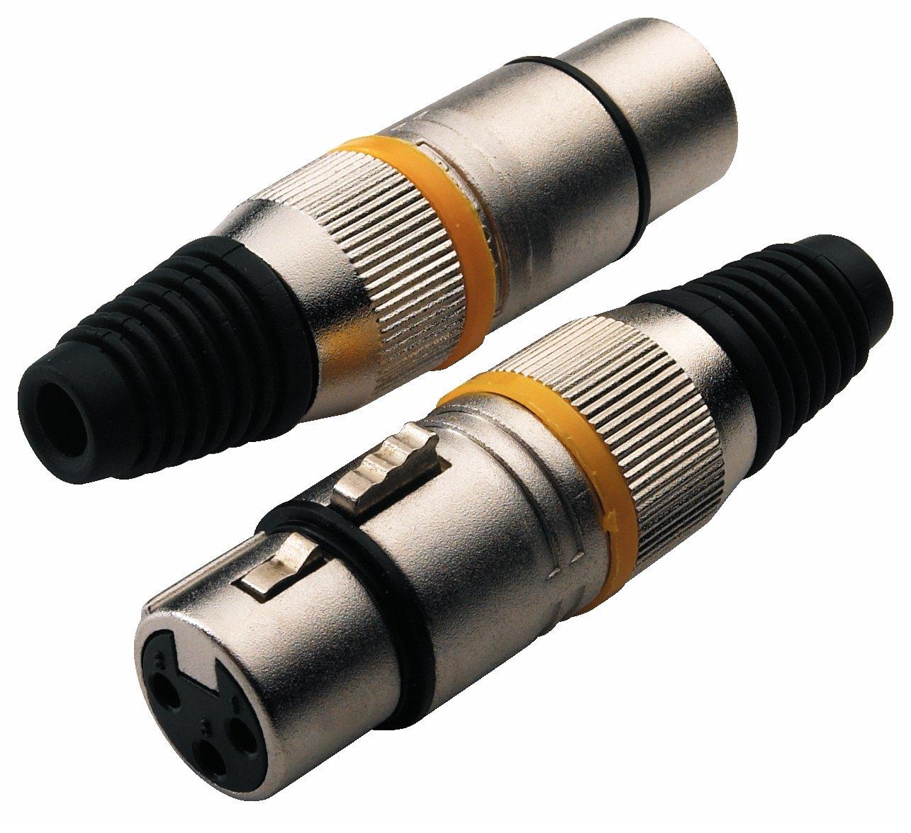 RCL10001M CONECTOR XLR HEMBRA METAL ROCKCABLE - SONIDO LATAM