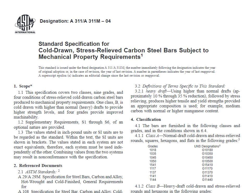 ASTM 311/A 311M – 04