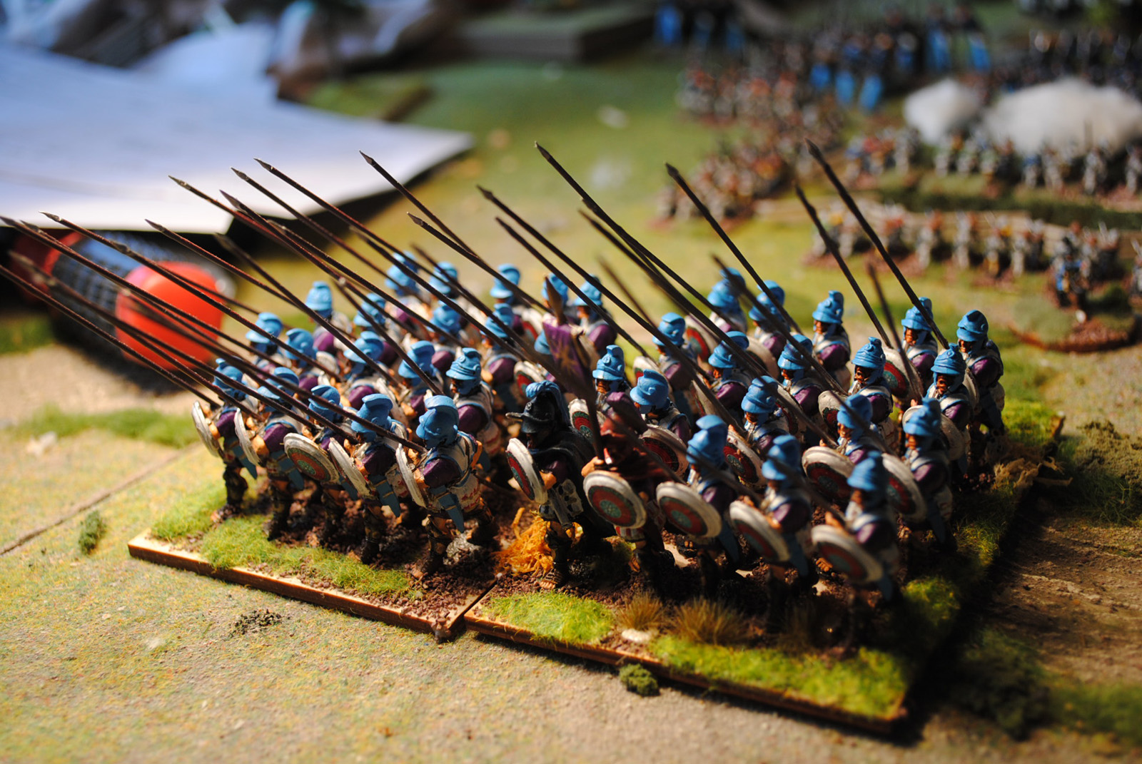 Gunfreak's Historty of War: Finished first pike block and my greeks so far.