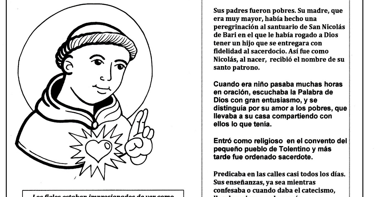 El Rincón de las Melli: San Nicolás de Tolentino (historia con juego)