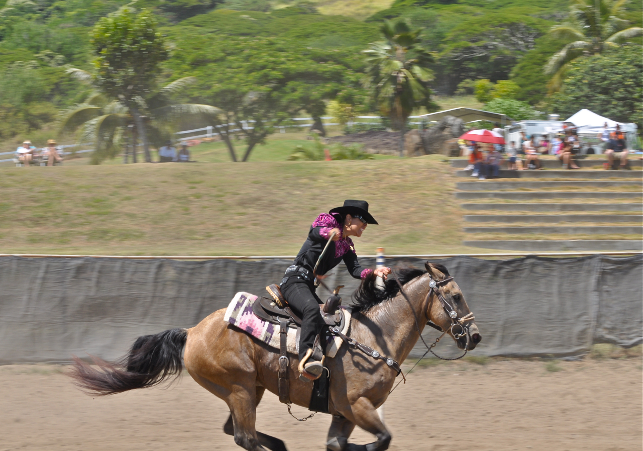 The Dragon's Eye: All Girl Rodeo at the Kualoa Ranch Ohana Country Fair