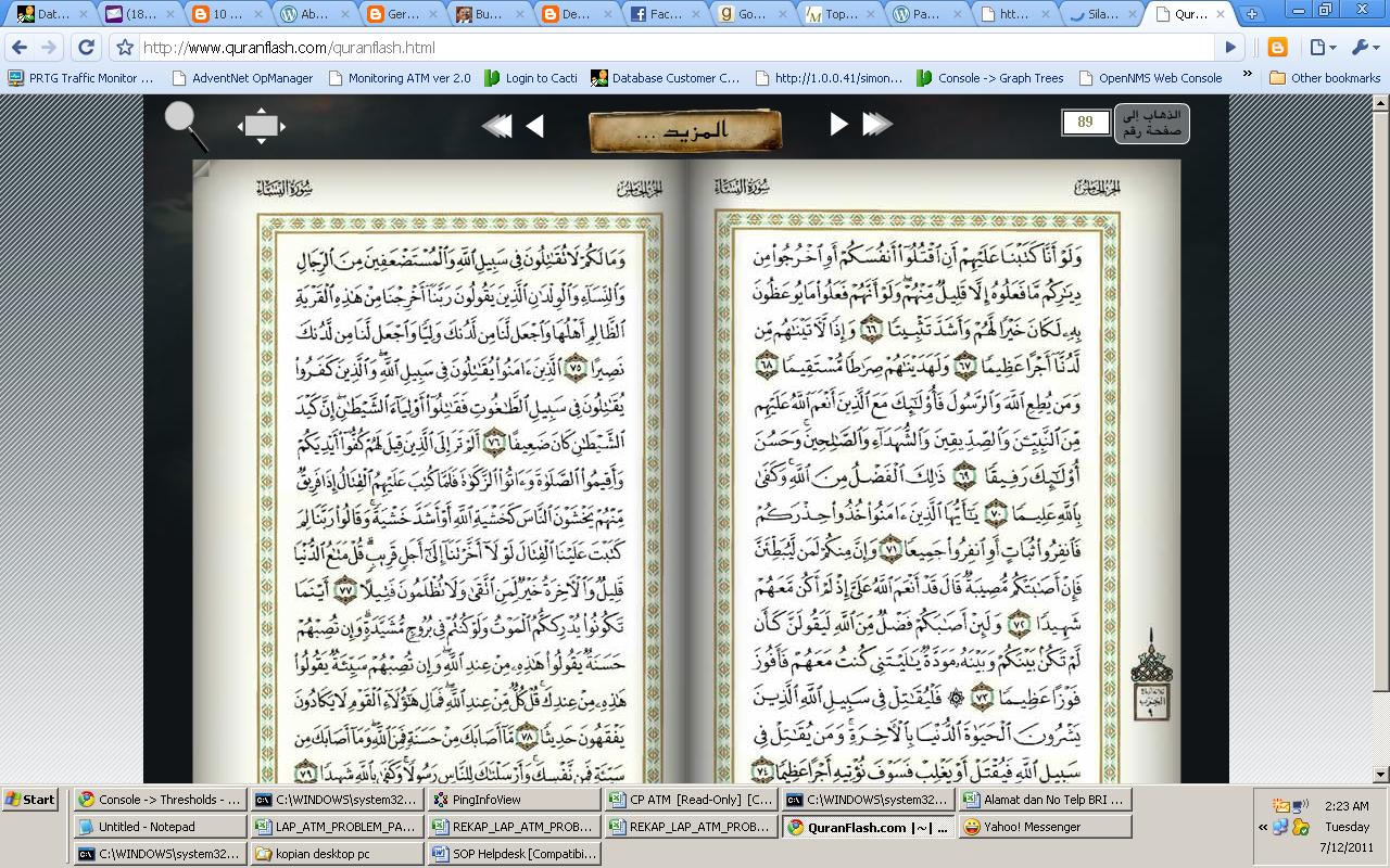 Ilmu, dakwah, dan keluarga: Membaca AlQuran online di QuranFlash,...