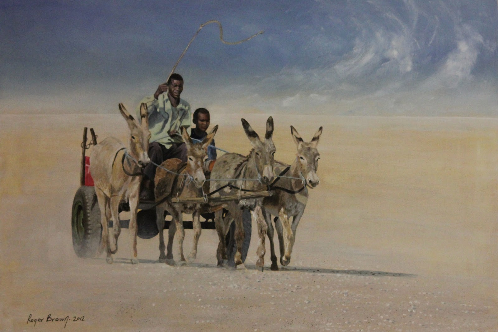 . Roger Browns Art .: Donkey Cart