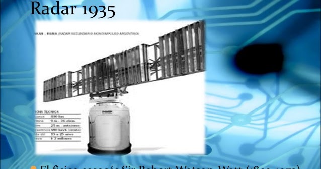 Conoblog: El radar.Robert Watson Watt