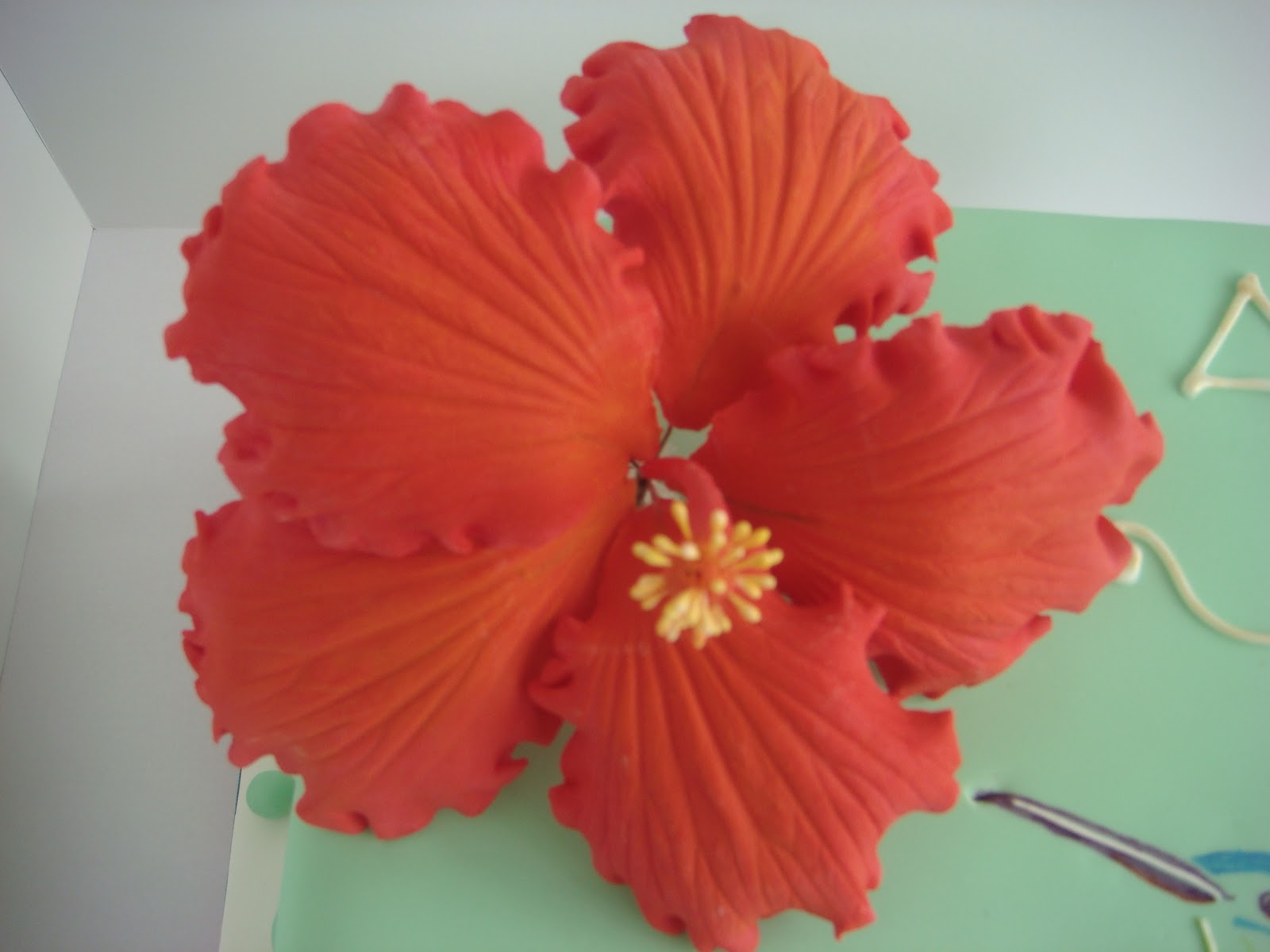 Delores Bakes: Hummingbird and Hibiscus